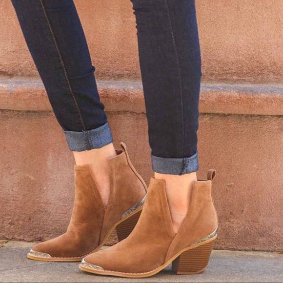 Cape Robbin | Shoes | Cape Robbin Split Side Booties Maple Khaki | Poshmark